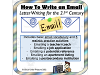 How to Write an Email Bundle: Vocabulary Handout and 5 Sample Scenarios ...