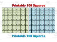 Hundreds Square Chart by Teach Simple