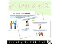 I Am, Back At School! Social Skills Story and Activities by Teach Simple