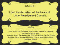 I Can Statement Anchor Charts | 6th Grade Social Studies | Georgia ...