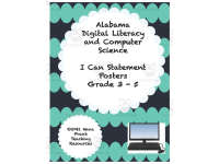 I Can Statement Posters | 3rd - 5th Grade Digital Literacy | Alabama ...