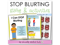 I Can Stop Blurting, Social Skills Story & Activities, For Boys 3rd-5th ...
