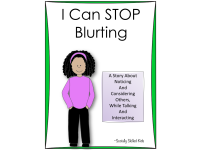 I Can Stop Blurting, Social Skills Story & Activities, For Boys and ...