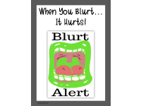 I Can Stop Blurting, Social Skills Story & Activities, For Boys and ...