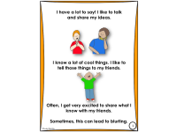 I Can Stop Blurting, Social Skills Story & Activities, For Boys K-2nd ...
