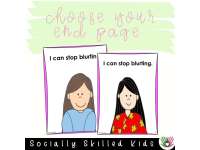 I Can Stop Blurting, Social Skills Story & Activities, For Girls K-2nd ...