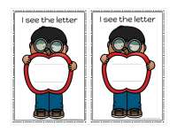 "I see the letter" Letter Sliders Activity by Teach Simple