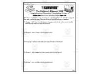 "I Survived The Children's Blizzard, 1888" Book Study Unit by Teach Simple