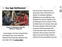 Ice Age Settlement | Reading Comprehension Deck | Interactive Lesson by ...
