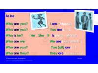 Introductions - Personal Pronouns - Verb to be - Possessive Adjectives ...
