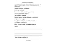 Inventors and Inventions: Full Day Substitute Plans by Teach Simple