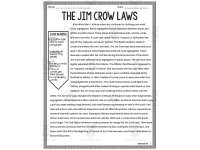 Jim Crow Laws Reading Packet by Teach Simple