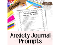 Journaling Prompts For Students w/ Anxiety / Individual and Group ...