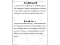 Key People of the American Revolution Reading Packet by Teach Simple