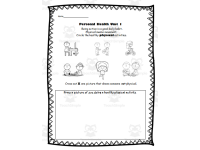 Kindergarten Health: Unit 1 by Teach Simple