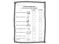 Kindergarten Health: Unit 1 by Teach Simple