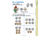 Kindergarten Learning: Money Printable Workbook by Teach Simple