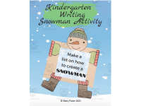 Kindergarten Writing Snowman Activity by Teach Simple