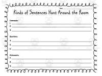 Kinds of Sentences Grammar Hunt by Teach Simple