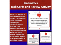 Kinematics - Task Cards Activity by Teach Simple