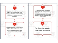Kinematics - Task Cards Activity by Teach Simple