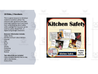 Kitchen Safety - Lesson and Worksheet by Teach Simple