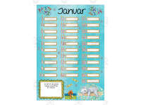 Koala bear Birthday Calendar (German Version) by Teach Simple