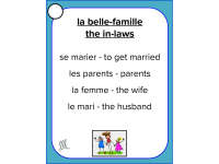 La famille et les amis - French taboo speaking game - Family and ...