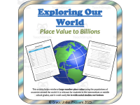 Large Number Place Value: Comparing Countries with Decimal Millions and ...