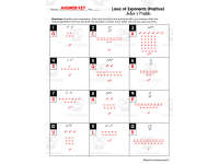 Laws of Exponents (Positive) - Solve + Match Worksheet by Teach Simple