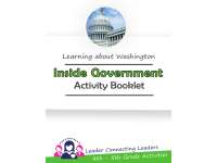 Learning about Washington: Inside Government Activity Book by Teach Simple
