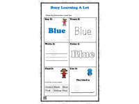 Learning Colors Activity Boxes Worksheet by Teach Simple