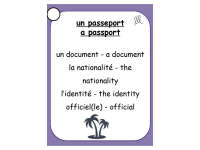 Les Vacances - French Taboo Speaking Game - Vacation vocabulary by ...