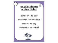 Les Vacances - French Taboo Speaking Game - Vacation vocabulary by ...