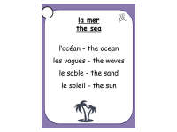 Les Vacances - French Taboo Speaking Game - Vacation vocabulary by ...