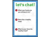 Let's Chat Conversation Cards | "Let's Get Healthy" by Teach Simple