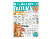 Let's Talk About Autumn Board Game by Teach Simple