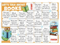 Let's Talk About Books Board Game by Teach Simple