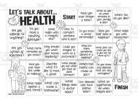 Let's Talk About Health Board Game by Teach Simple