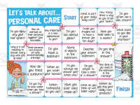 Let's Talk About Personal Care Board Game by Teach Simple
