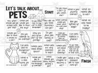 Let's Talk About Pets Board Game by Teach Simple