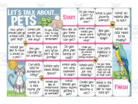 Let's Talk About Pets Board Game by Teach Simple