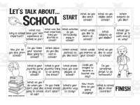 Let's Talk About School Board Game by Teach Simple