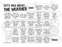 Let's Talk About The Weather Board Game by Teach Simple