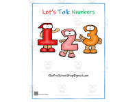 Let's Talk Numbers Preschool Kinder Home School Printable Worksheets by ...