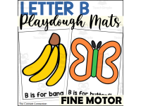 Letter B Playdough Mats by Teach Simple