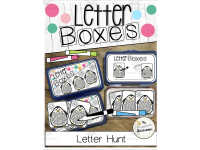 Letter Boxes: Letter Hunt Center by Teach Simple