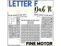 Letter F Dab It Worksheets by Teach Simple