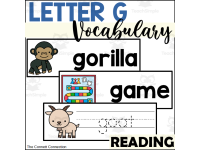 Letter G Vocabulary and Tracing Cards by Teach Simple