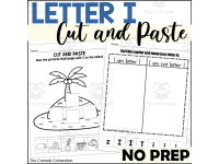 Letter I Cut and Paste Worksheets by Teach Simple